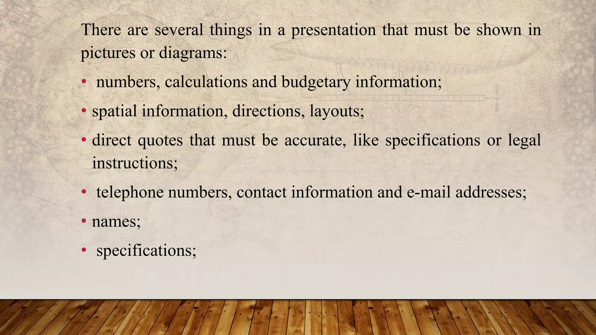 Visual Presentation. | PDF