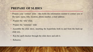 Visual Presentation. | PDF