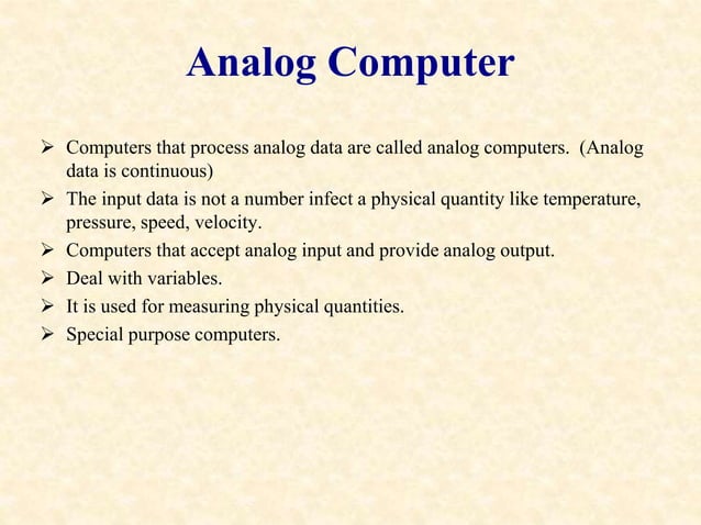 Classification of computers (- Minicomputers) (Microcomputers) | PPT