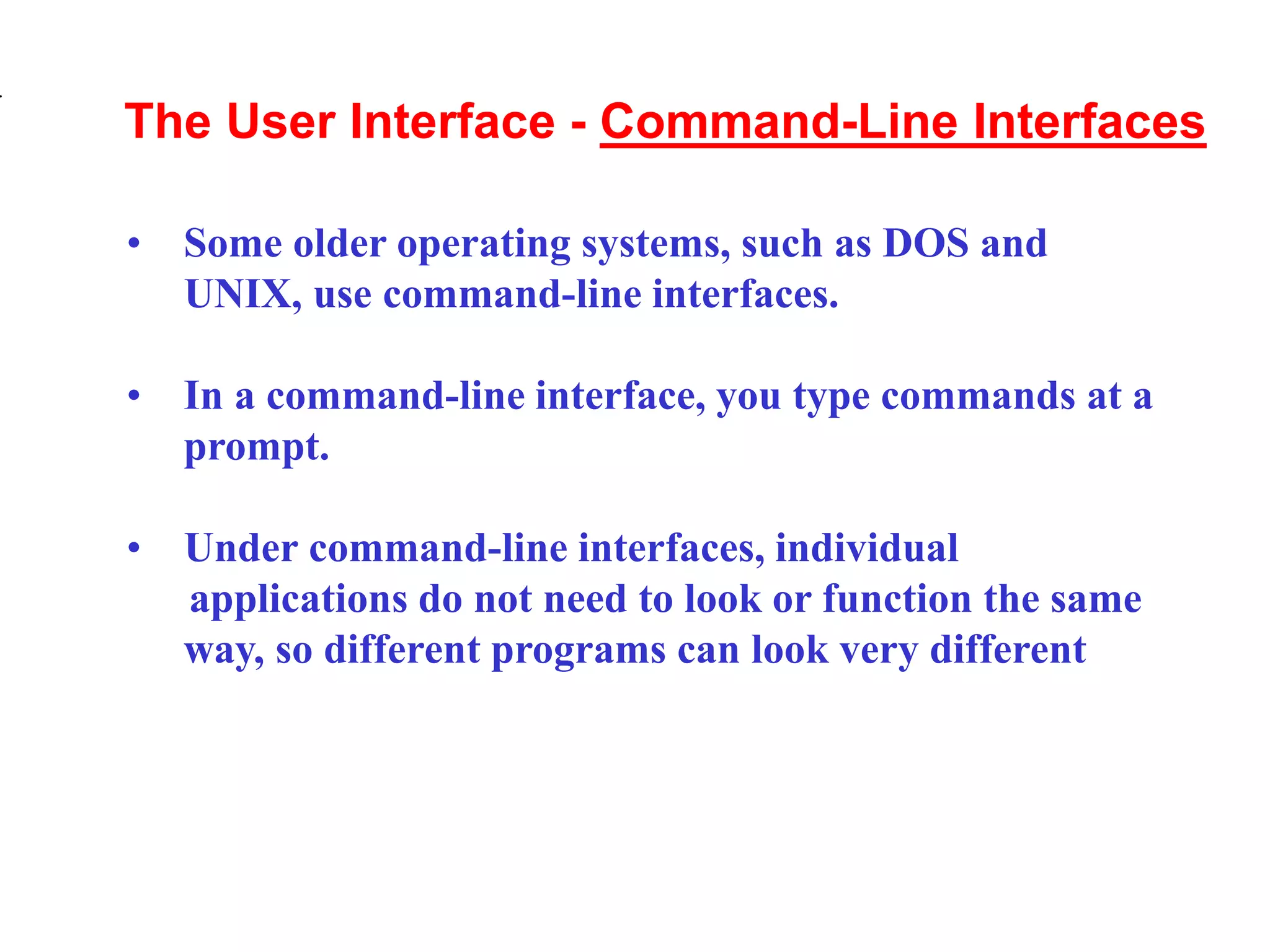 Operating systems basics (Graphical User Interfaces (GUIs) GUI Tools ... Operating systems basics (Graphical User Interfaces (GUIs) GUI Tools ...