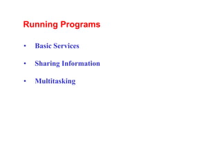 Operating systems basics (Graphical User Interfaces (GUIs) GUI Tools Applications and the ...