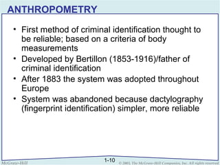 The Evolution of criminal Investigation and Criminalistics | PPT