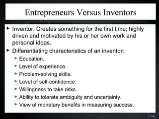 Entrepreneurship Chap 1 | PPT