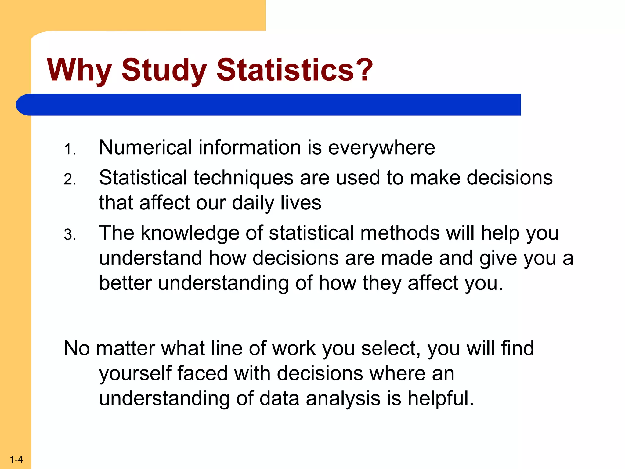 what is statistics? Mc Graw Hills/Irwin | PPT