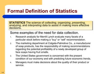 what is statistics? Mc Graw Hills/Irwin | PPT