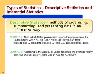 what is statistics? Mc Graw Hills/Irwin | PPT
