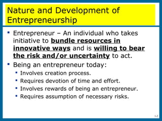 Introduction to Entrepreneurship | PPT