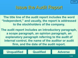 Introduction to assurance and financial statement auditing | PPT