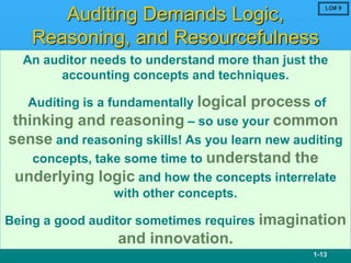 Introduction to assurance and financial statement auditing | PPT