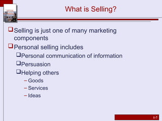 Introduction to Selling - Futrell Salesmanship | PPT