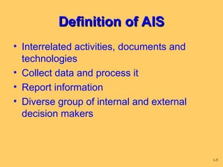Accounting Information Systems; Basic Concept | PPT