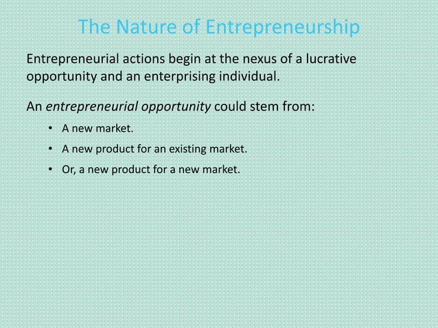 Entrepreneurial mindset: An Introduction to Entrepreneurship | PPT