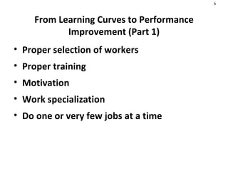Learning Curves in Production Management | PPT
