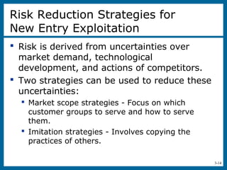 Entrepreneurial Strategy Generating and Exploiting new entries | PPT