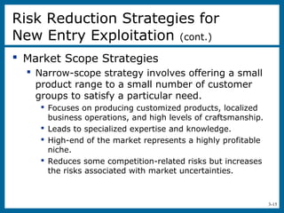 Entrepreneurial Strategy Generating and Exploiting new entries | PPT