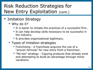 Entrepreneurial Strategy Generating and Exploiting new entries | PPT