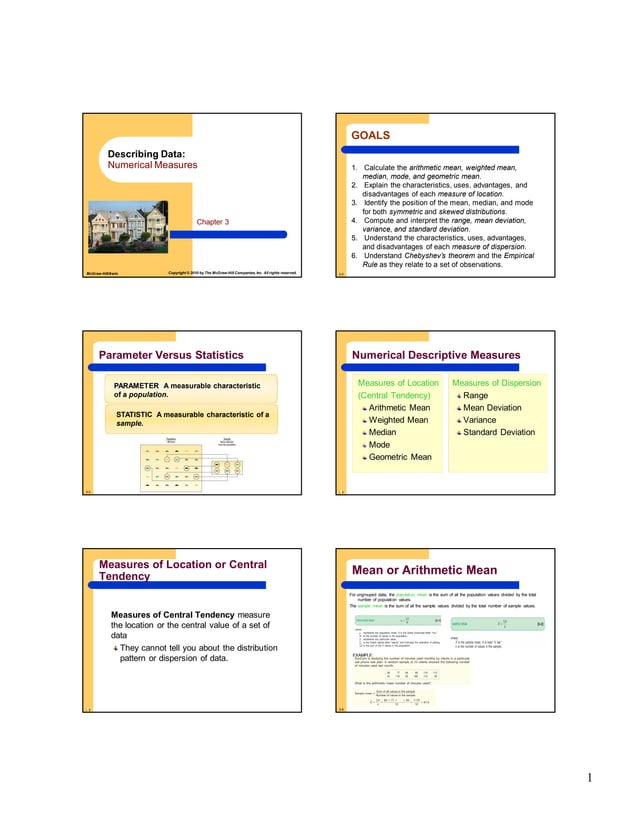 Describing Data: Numerical Measures | PDF