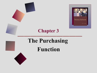 Chap003 the purchasing function | PPT