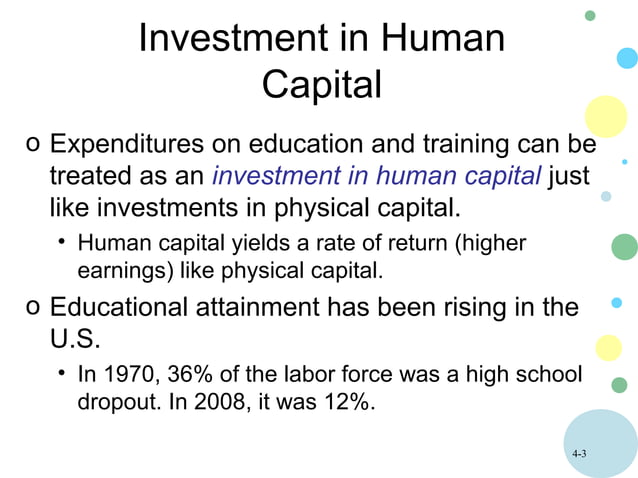 Labor Quality: Investing in Human Capital | PPT