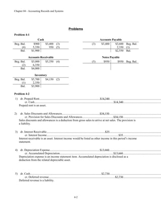 Accounting Records and Systems | DOC | Business Accounting & Finance ...