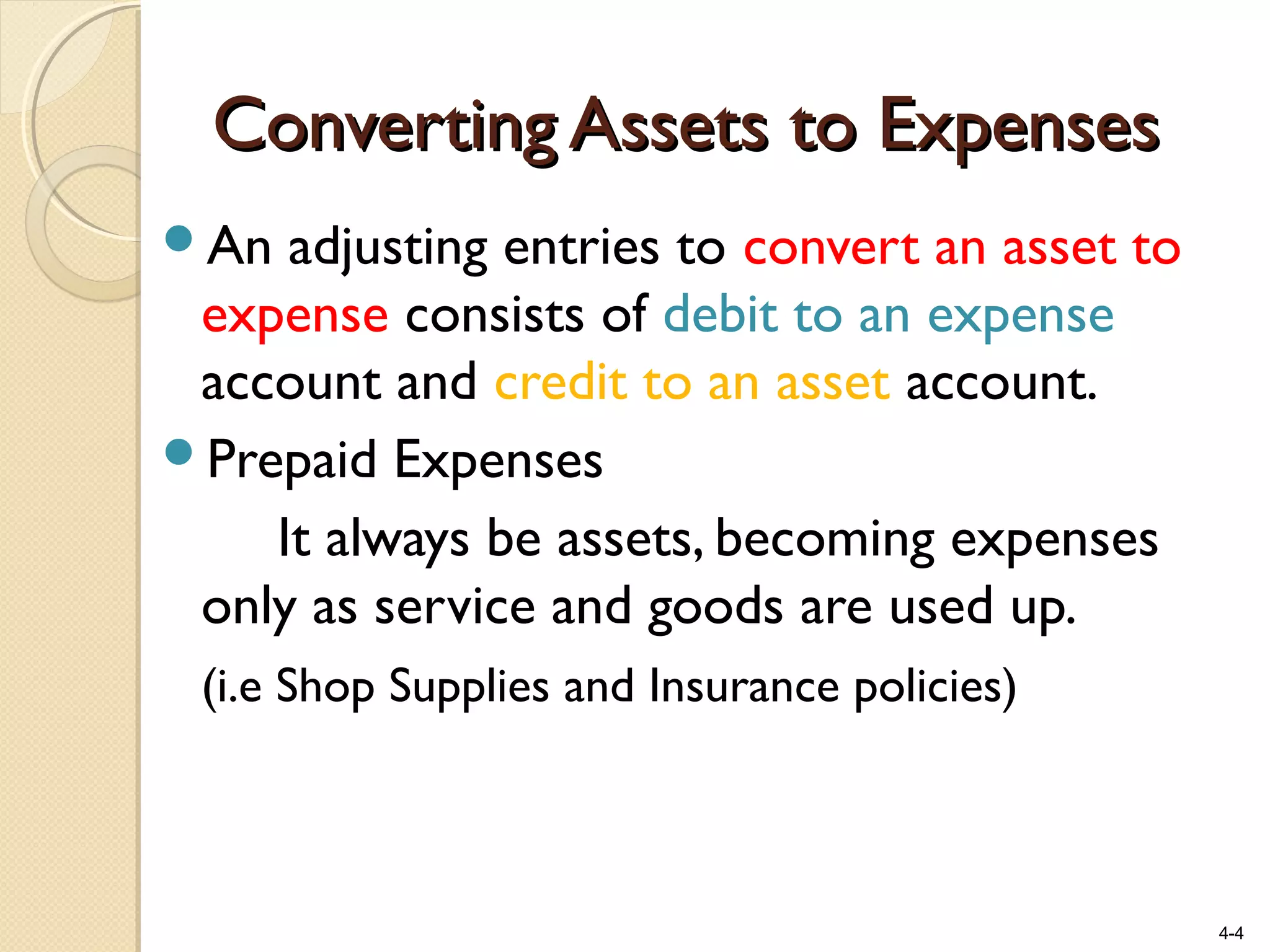 The Accounting Cycle: Accruals and Deferrals | PPT