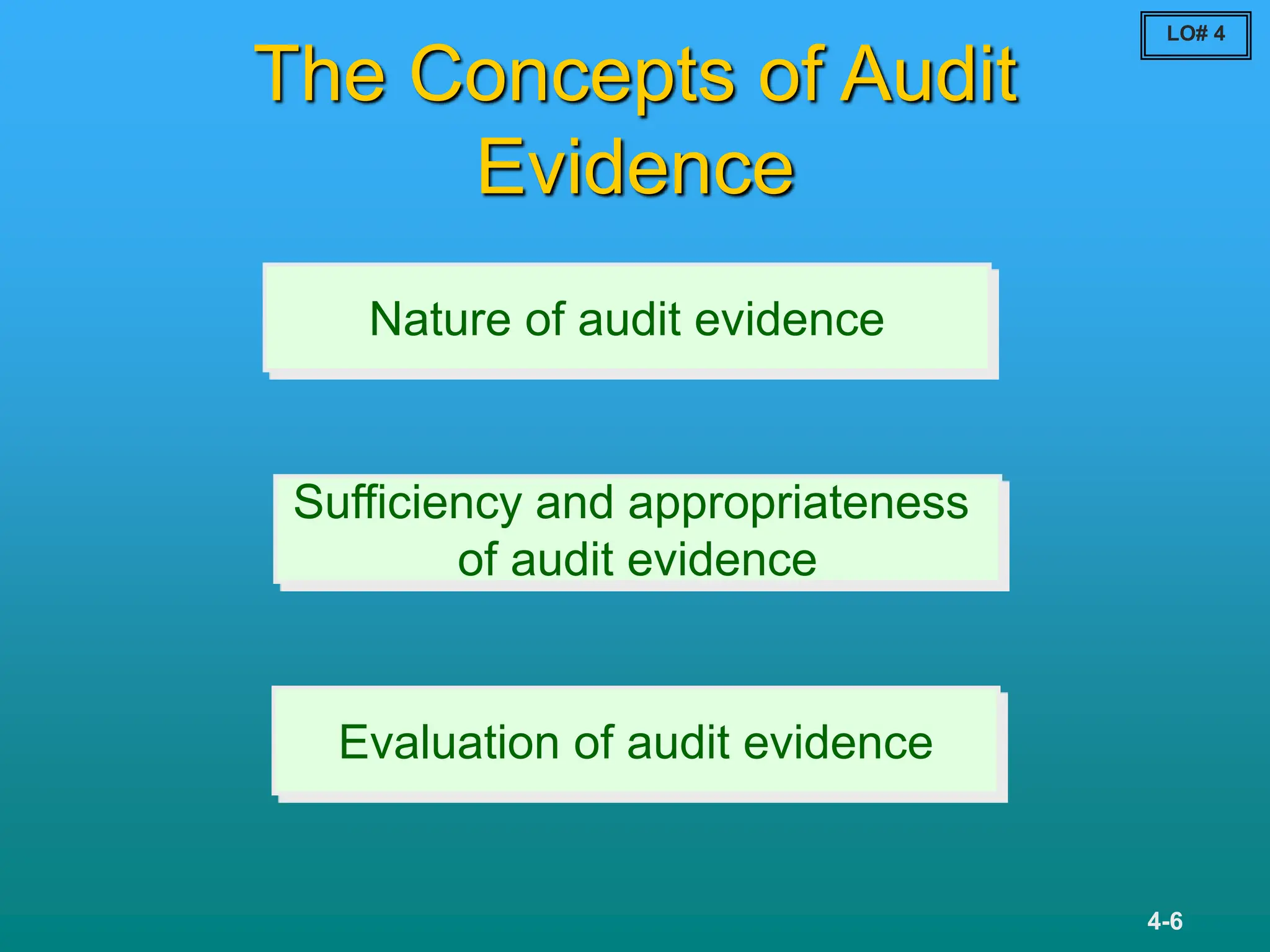 Introduction to the audit evidence and audit documentation | PPT
