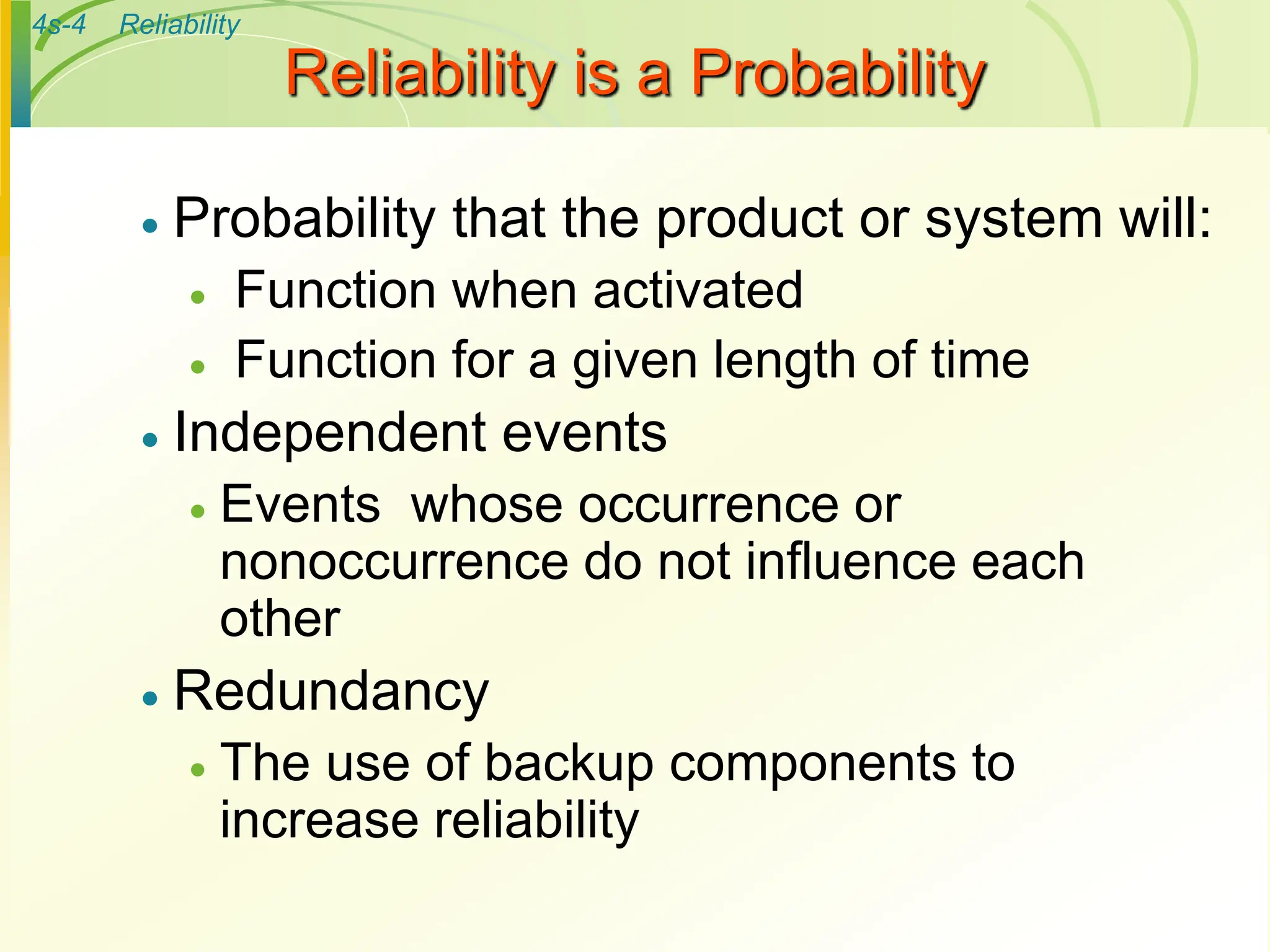 Operation management Chap004- Reliability.ppt