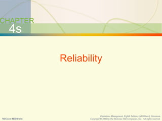 Operation management Chap004- Reliability.ppt