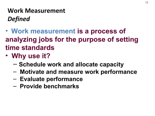 Job Design and Work Measurement | PPT | Careers