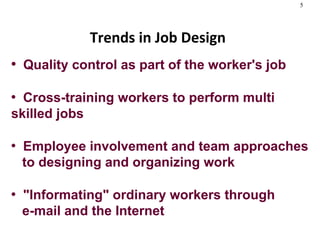 Job Design and Work Measurement | PPT
