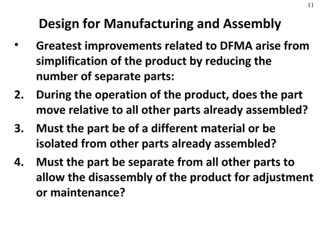 Product Design & Process Selection-Manufacturing | PPT | Manufacturing Industry | Industries