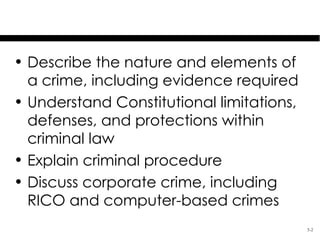 Chapter 5 - Crimes and Torts | PPT