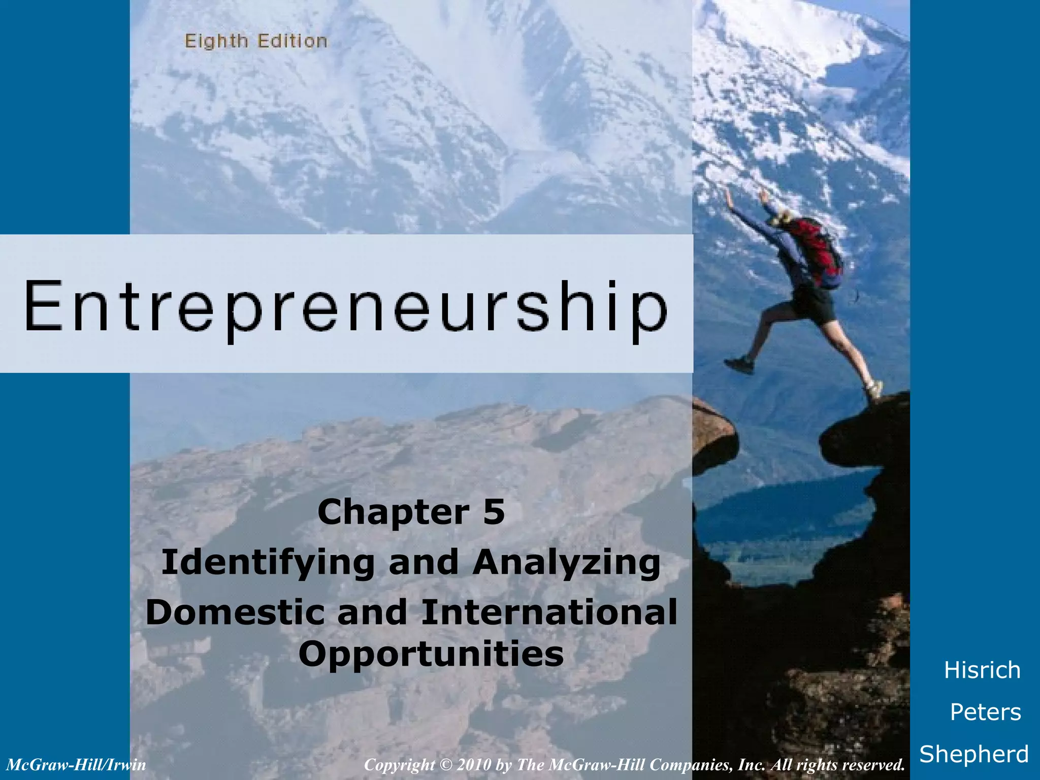 Entrepreneurship Chap 5 | PPT