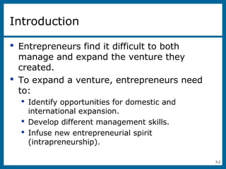 Entrepreneurship Chap 5 | PPT