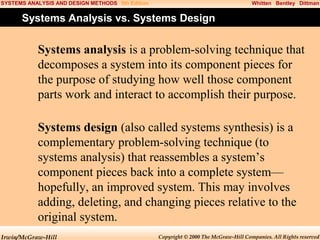 system analysis and design Chap005 | PPT
