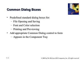 chap005 (1) dialogue box menus presentattion | PPT | Operating Systems ...