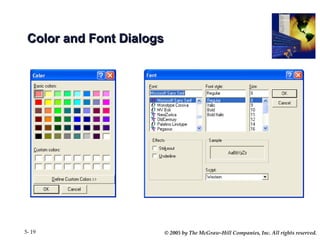 chap005 (1) dialogue box menus presentattion | PPT | Operating Systems ...