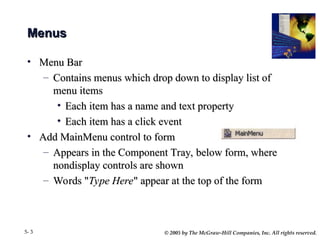 chap005 (1) dialogue box menus presentattion | PPT | Operating Systems | Computer Software and ...