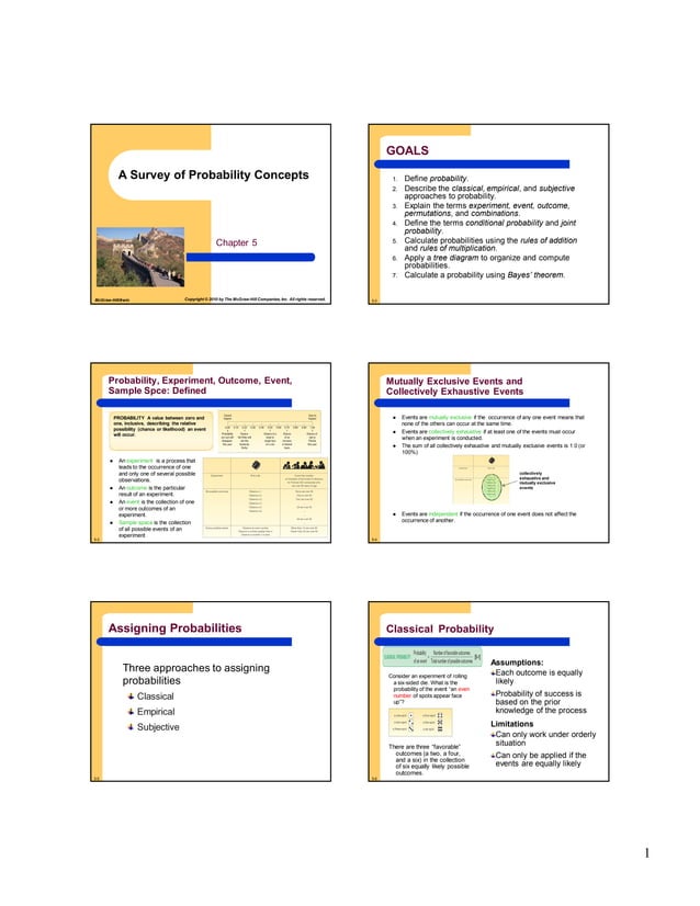 Probability Concepts | PDF