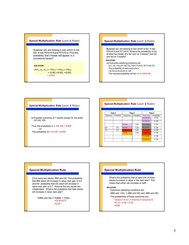 Probability Concepts | PDF