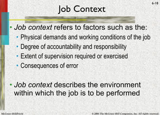 HBO Handout Chapter 6 (Job design, Work, and Motivation) | PPT