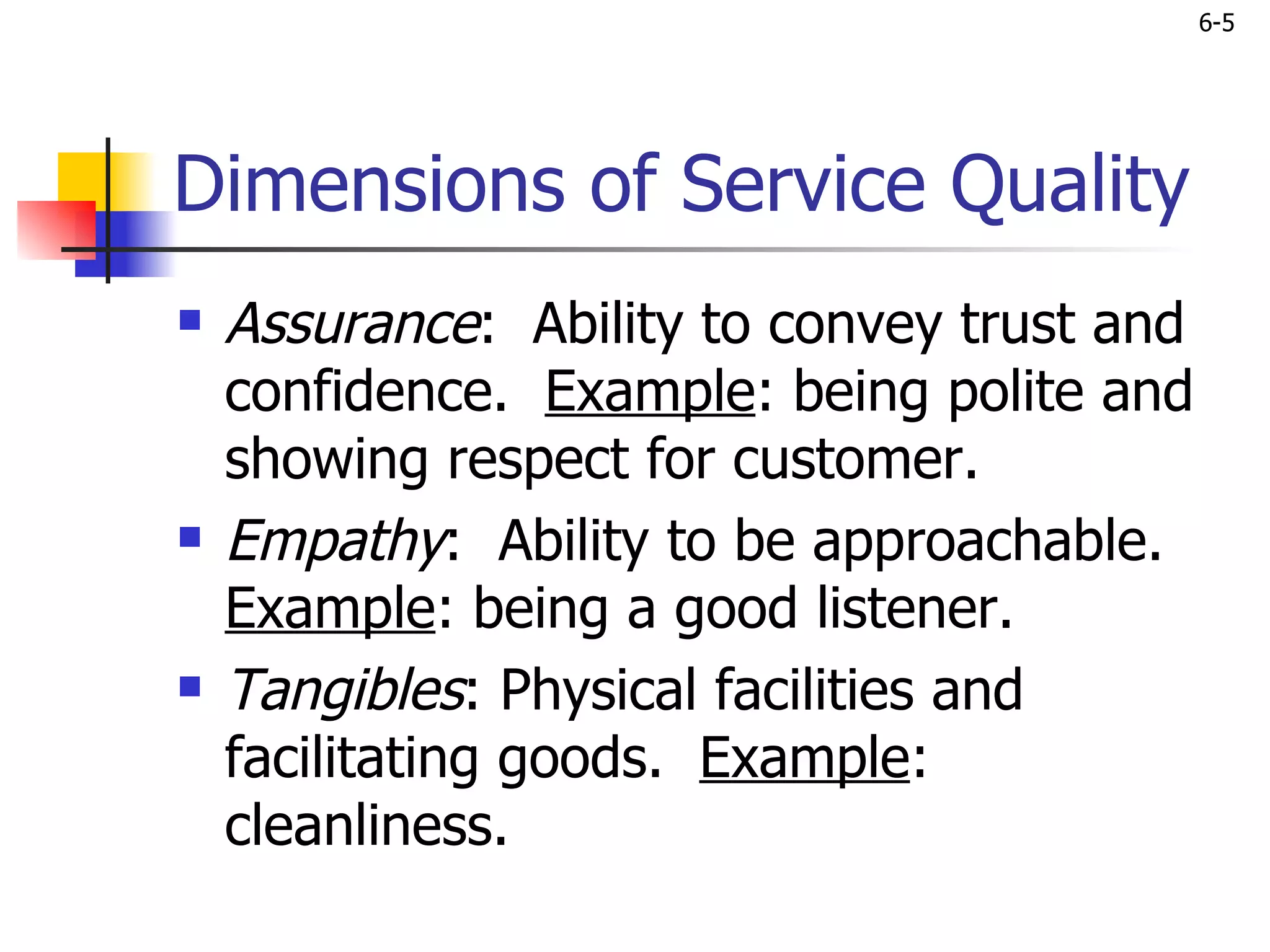 Chap006 service quality | PPT