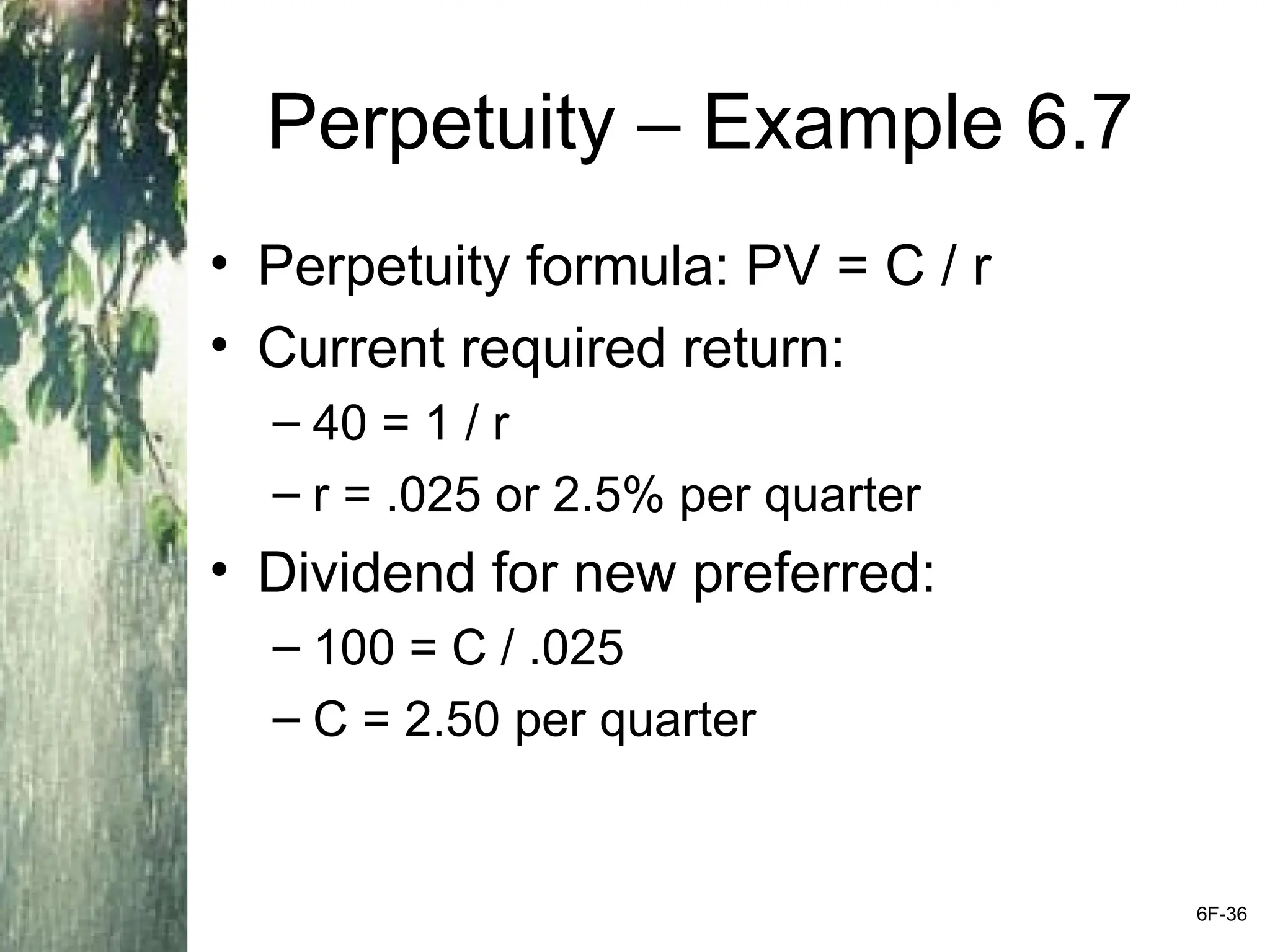 chap006_formulas.ppt formulas importanta | PPT