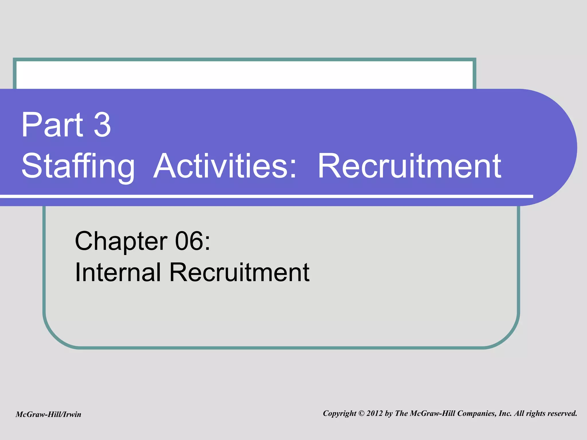 Chap006 internal recruitment_editing | PPT