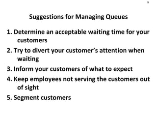 Waiting Line Management | PPT