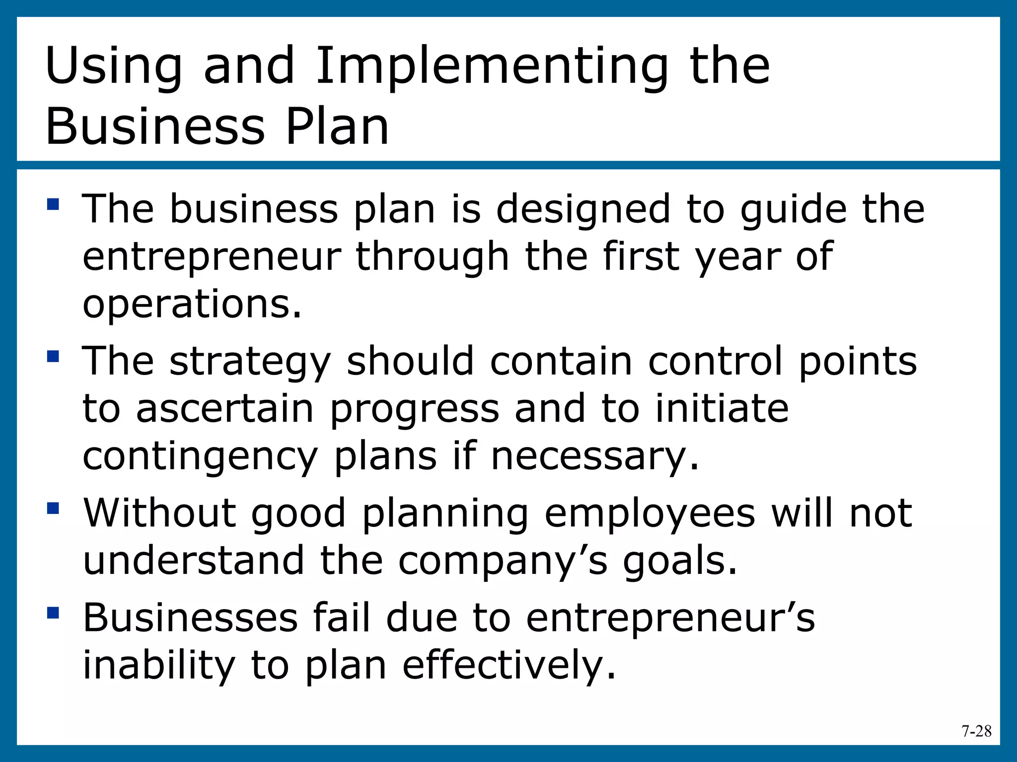 Entrepreneurship Chap 7 | PPT