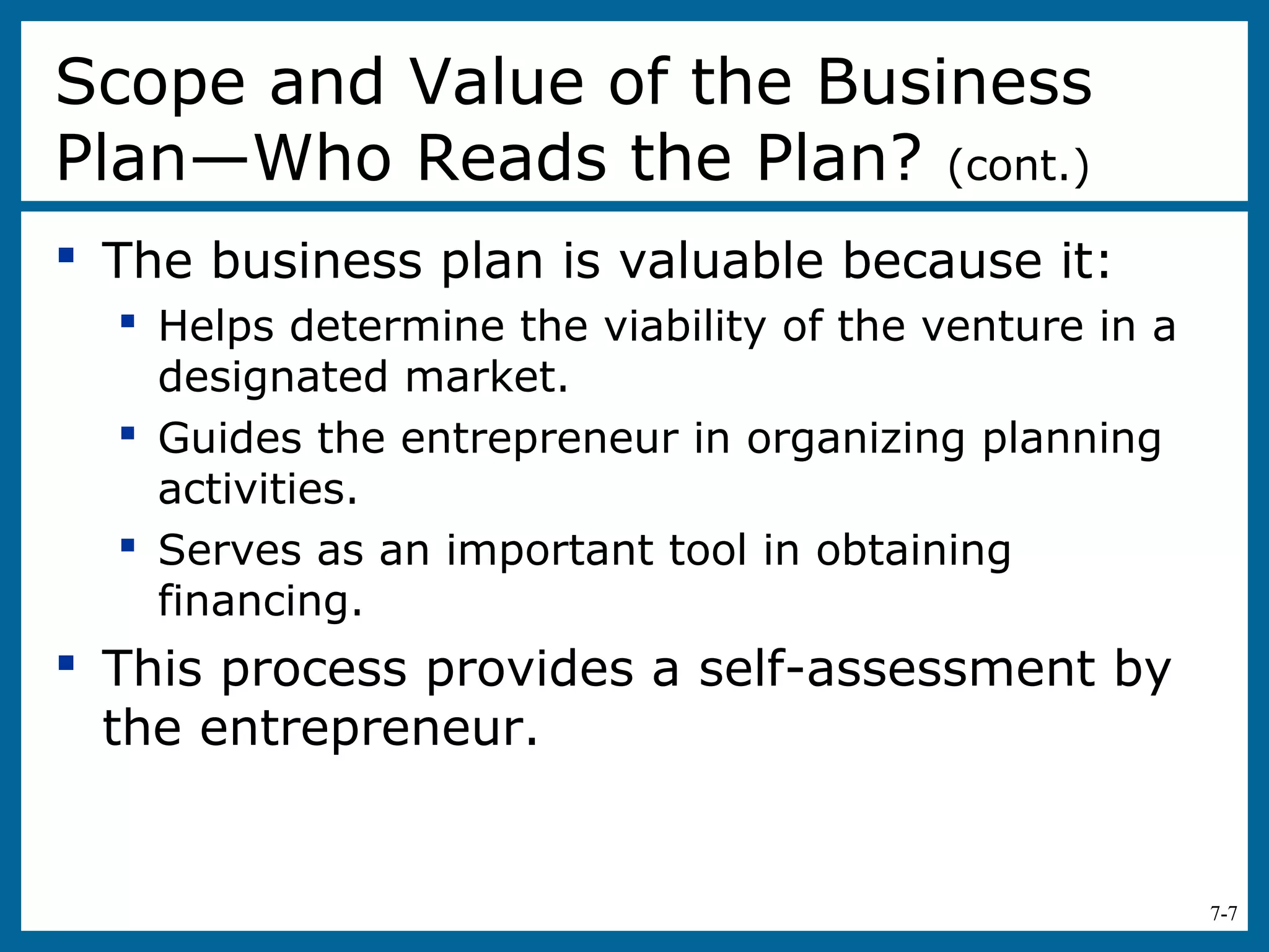 Entrepreneurship Chap 7 | PPT