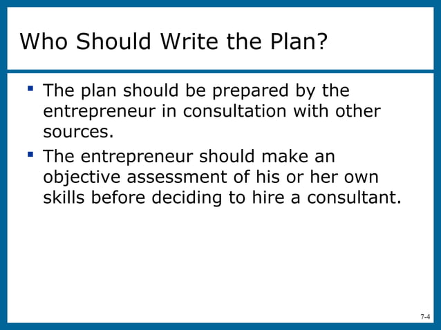 Entrepreneurship Chap 7 | PPT