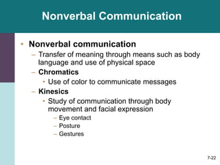CH 7 CROSS-CULTURAL COMMUNICATION AND NEGOTIATION | PPT