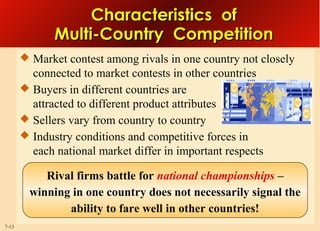 Chap007 competing in foreign markets | PPT